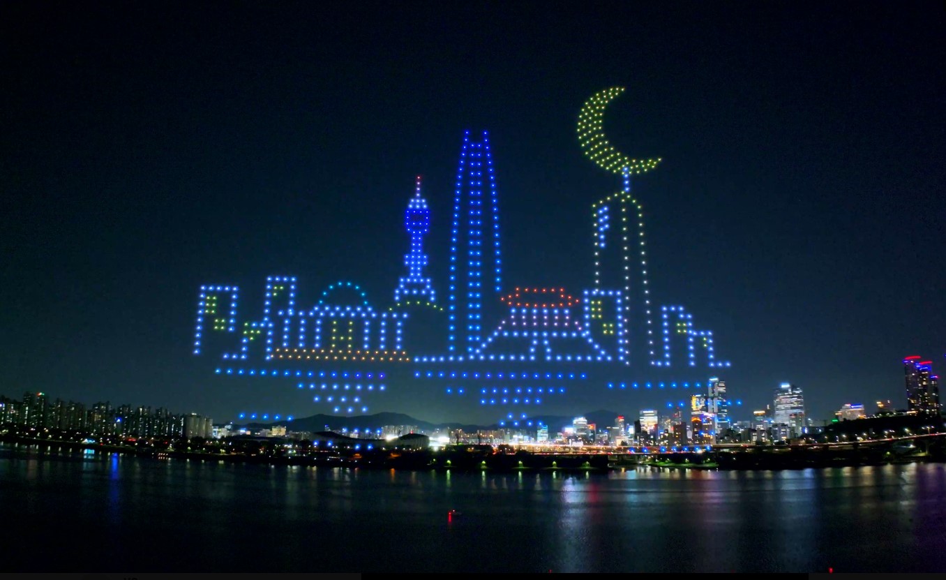 The drone light shows trend is gaining pace and getting popular